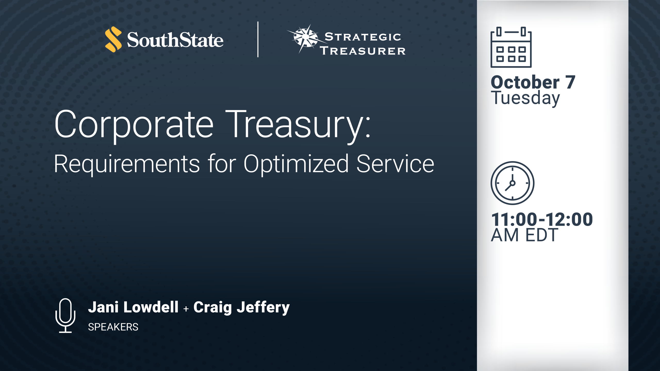 Webinars - Strategic Treasurer