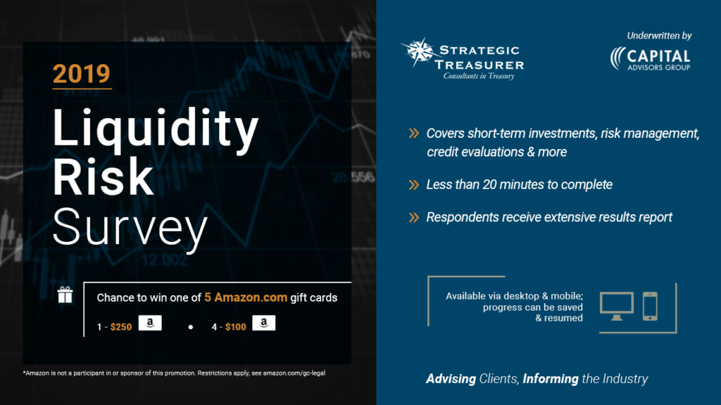 2019 Liquidity Risk Survey - Strategic Treasurer
