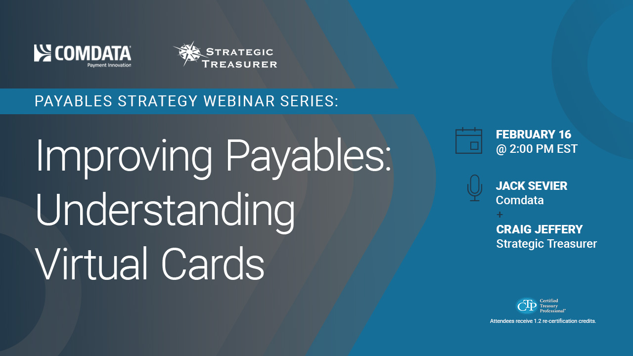 Webinar: Improving Payables: Understanding Virtual Cards - Strategic ...
